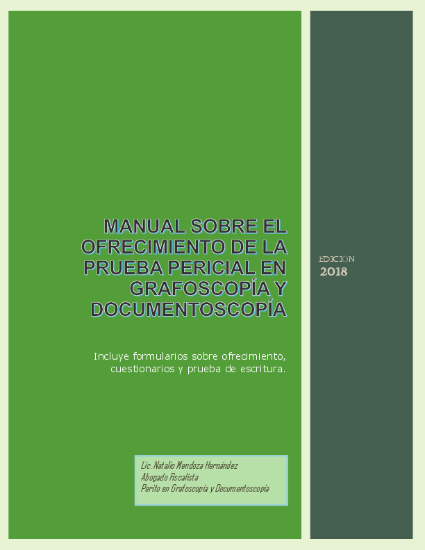 (PDF) 2018 MANUAL PRACTICO DE GRAFOSCOPIA Y DOCUMENTOSCOPIA.pdf