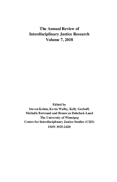 (PDF) Shook, Jarrod, Justin Piché and Kevin Walby, Getting “Beyond the ...