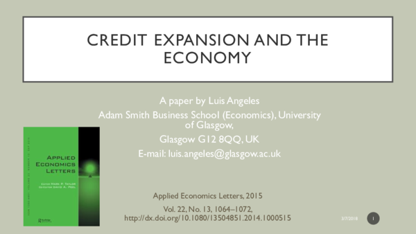 (PPT) Credit expansion and the Economy.pptx