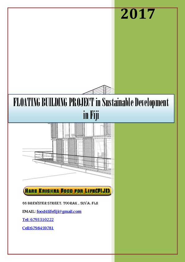 (PDF) 2017 FLOATING BUILDING PROJECT in Sustainable Development in Fiji