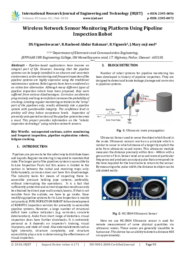 Pdf Wireless Network Sensor Monitoring Platform Using Pipeline 2333