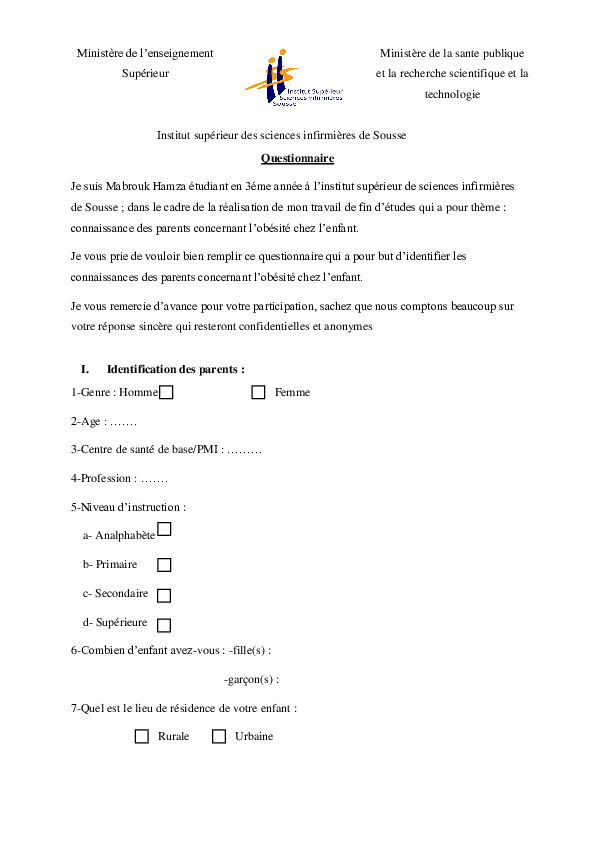 (DOC) QUESTIONNAIRE (1)