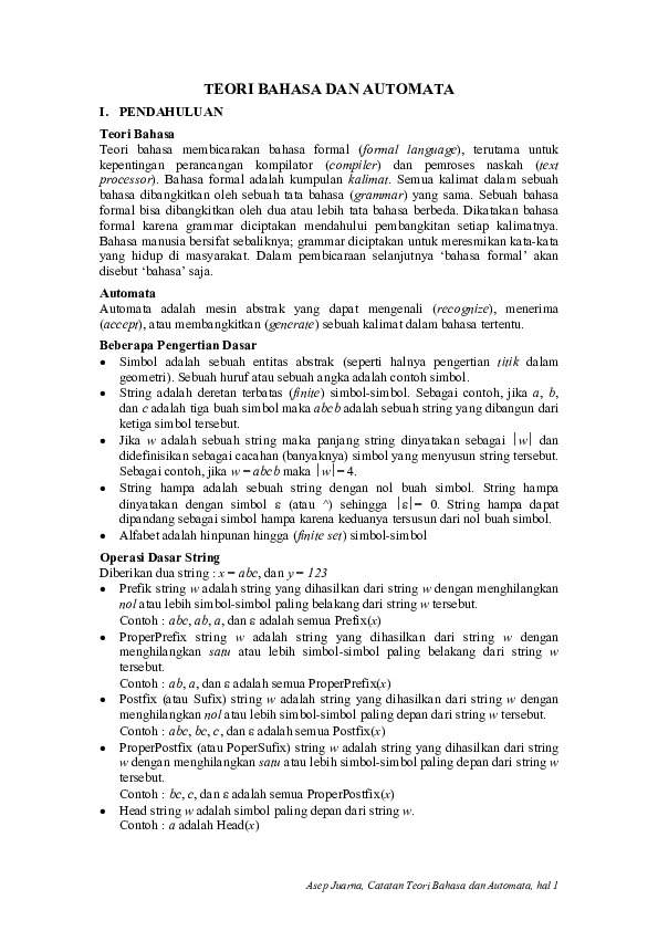 Pdf Deterministic Finite Automata Dfa Non Deterministic Automata