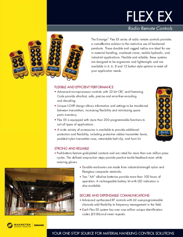 (PDF) FLEX EX Radio Remote Controls