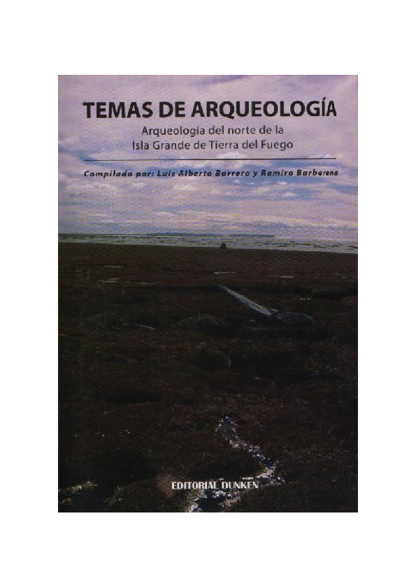 (PDF) 2004. Arqueología e isótopos estables en Tierra del Fuego
