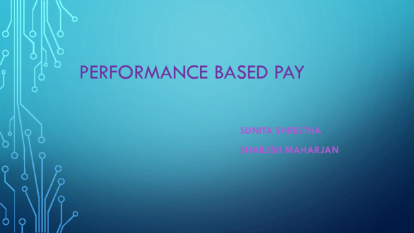 (PPT) PERFORMANCE BASED PAY PPT