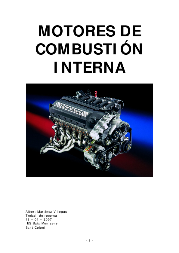 (PDF) MOTORES DE COMBUSTIÓN INTERNA