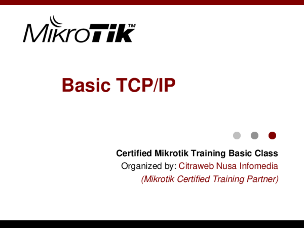 (PDF) Basic TCP/IP