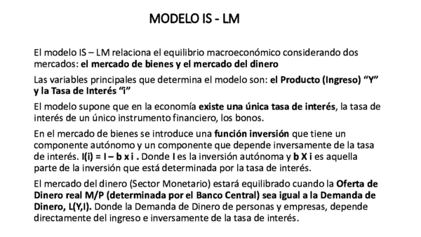 (PPT) MODELO IS LM