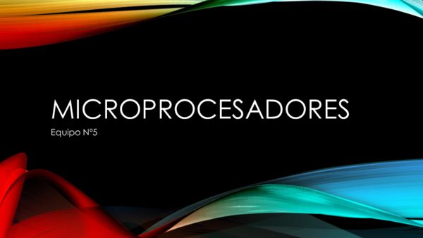 (PPT) Microprocesadores