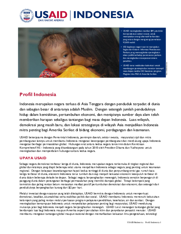 (PDF) Profil Indonesia