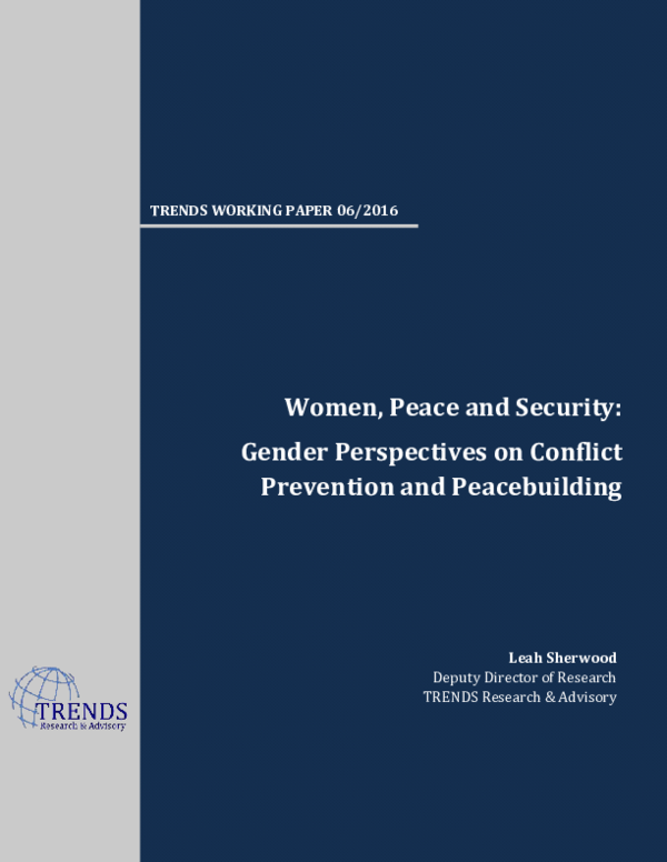 (PDF) Women, Peace and Security: Gender Perspectives on Conflict ...
