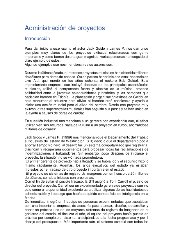 (PDF) Administracion Exitosa de Proyectos - Jack Gido & James P. Clements | Alejandra Hernández ...