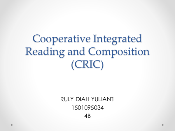 (PPT) Cooperative Integrated Reading and Composition
