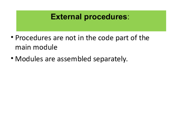 (PPT) Assembly_external procedure.ppt