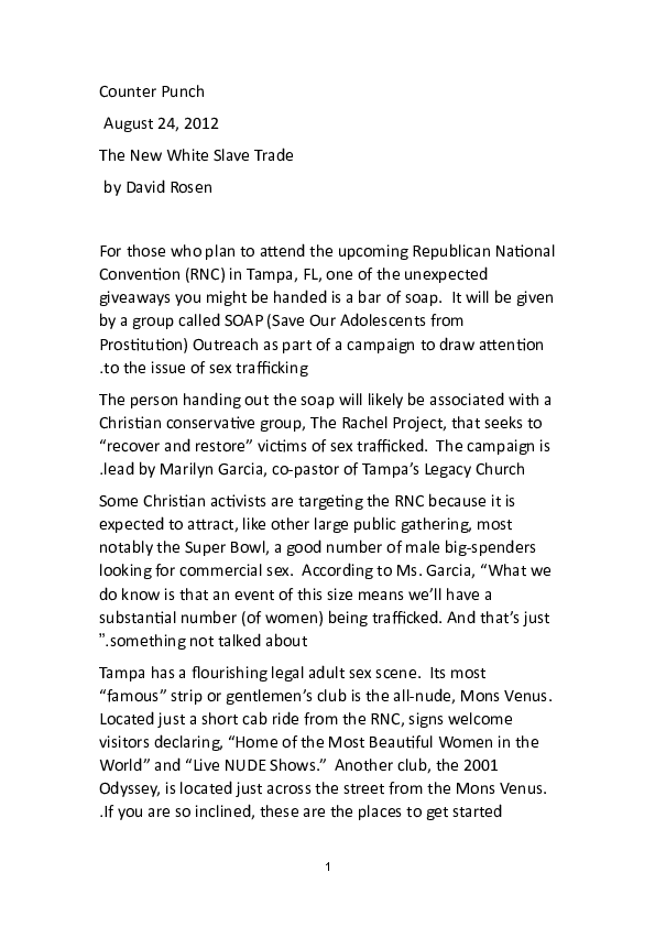 (DOC) تجارة الرقيق الأبيض الجديدة.docx | Mazen Mutabagani - Academia.edu