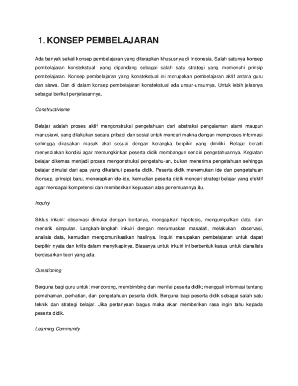 (DOC) AAAA KONSEP PEMBELAJARAN