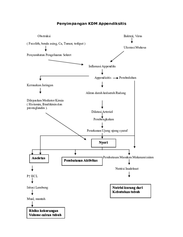 (DOC) Penyimpangan KDM Appendiksitis