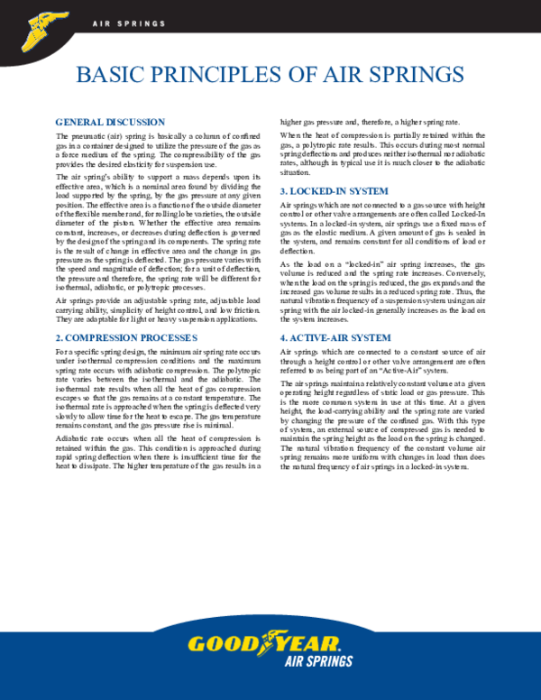 (PDF) BASIC PRINCIPLES OF AIR SPRINGS