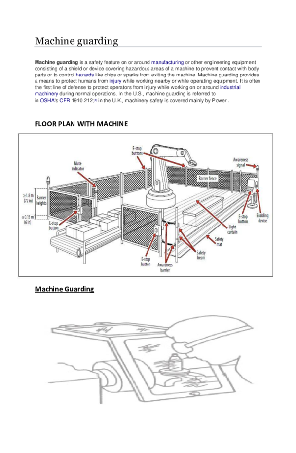 (DOC) Machine guarding