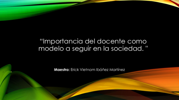 (PPT) Docente como Modelo a Seguir