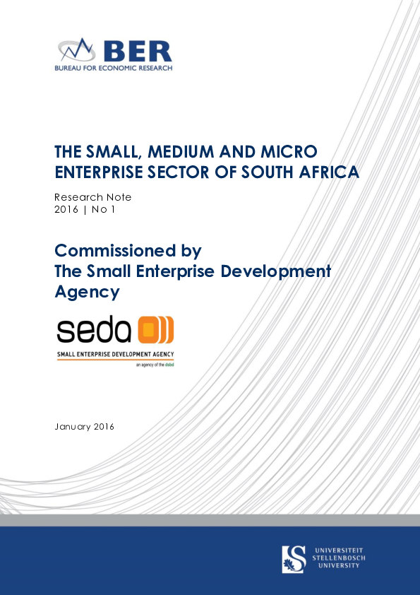 (PDF) THE SMALL, MEDIUM AND MICRO ENTERPRISE SECTOR OF SOUTH AFRICA ...