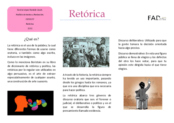 (DOC) Que es retorica