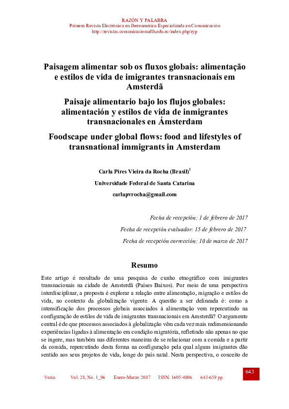 (PDF) Paisagem alimentar_Carla Rocha.pdf | Carla Pires Vieira da Rocha ...