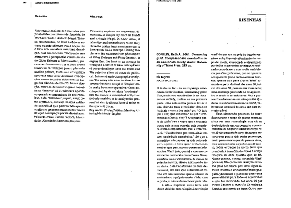(PDF) Consuming grief. Compassionate cannibalism in an Amazonian society