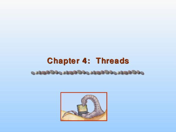 (PDF) Chapter 4: Threads Chapter 4: Threads