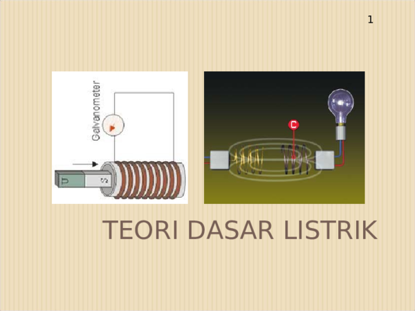 (PPT) Teori dasar listrik