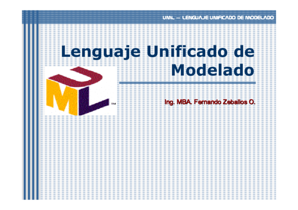 (PDF) Lenguaje Unificado de Modelado
