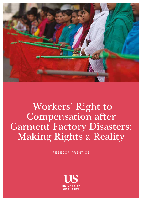 (PDF) Workers’ Right to Compensation after Garment Factory Disasters ...