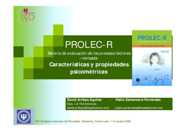 (PDF) PROLEC R
