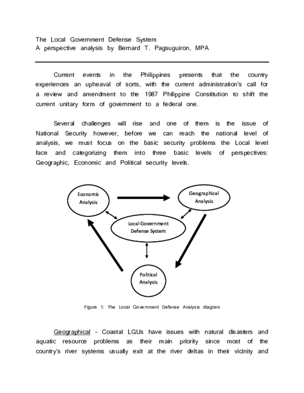 (PDF) The Local Government Defense System