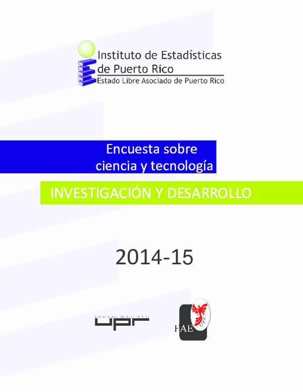 (PDF) Encuesta de Ciencia y Tecnología 2014-2015 - Investigación y ...