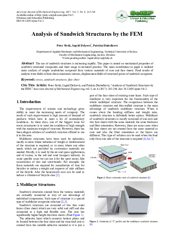 (PDF) Dynamic analysis of sandwich panels and topological design of ...