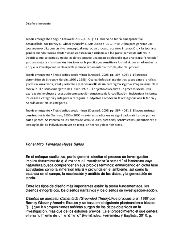 (DOC) Diseño emergente definicion