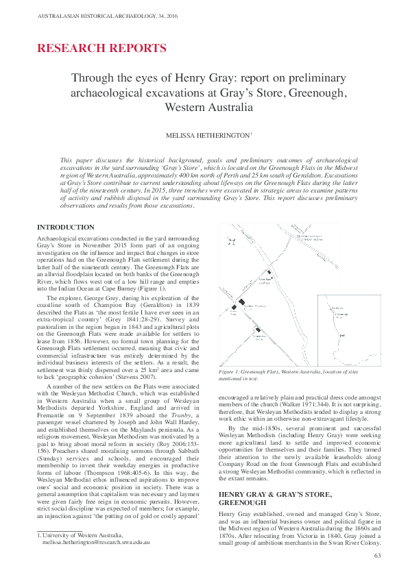 (PDF) Through the eyes of Henry Gray: report on preliminary ...