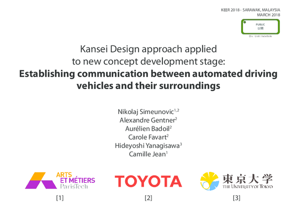 (PDF) Kansei Design approach applied to new concept development stage: Establishing ...