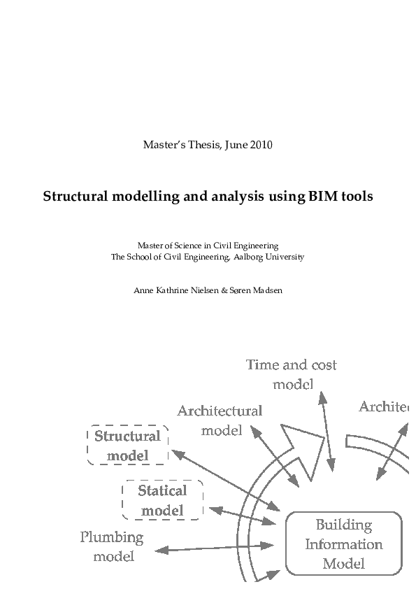 (PDF) Structural modelling and analysis using BIM tools