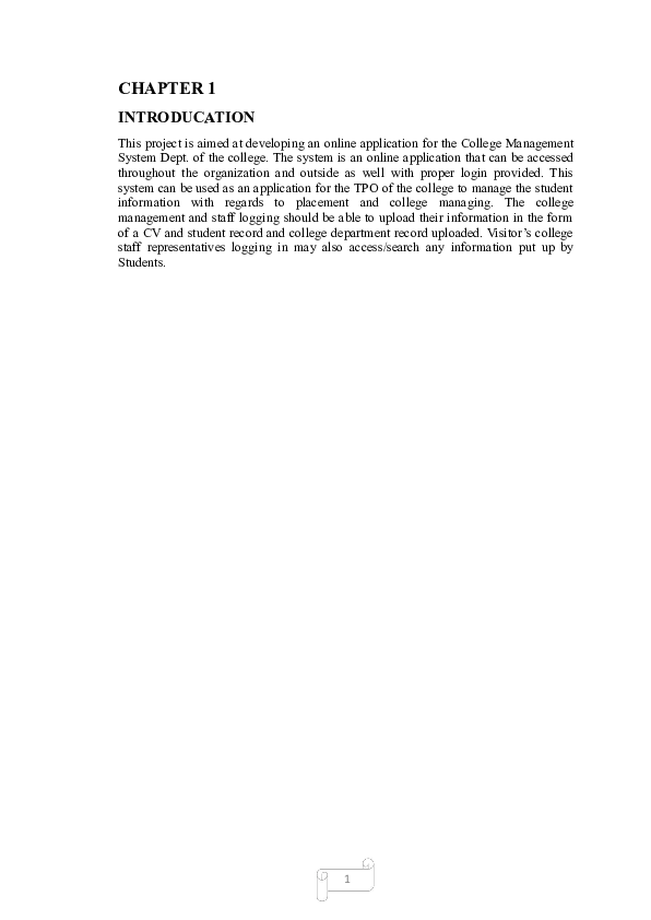 (DOC) College management system