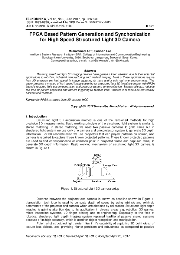 Pdf Fpga Based Pattern Generation And Synchonization For High Speed