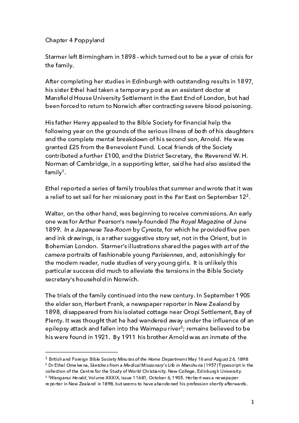 (PDF) Chapter 4 Walter Starmer at Mundesley | Alan Walker - Academia.edu