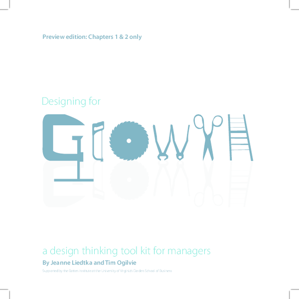 (PDF) Designing for a design thinking tool kit for managers