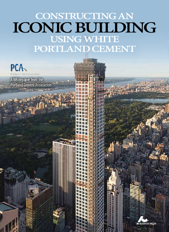 (PDF) ConstruCting an iConiC building using white portland Cement A ...