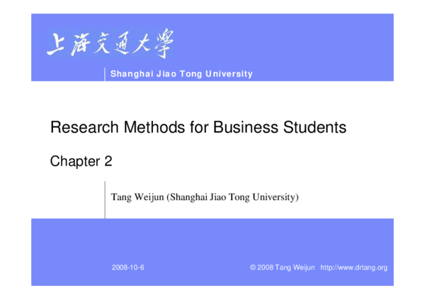 (PDF) Chapter 2: Formulating and clarifying the research topic