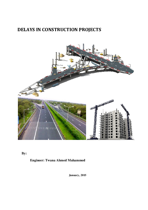 (PDF) Delaysin Construction Project Twana Ahmed 1