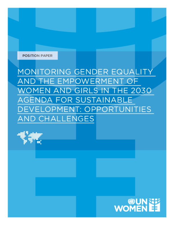 (PDF) Monitoring gender equality and the empowerment of women and girls ...