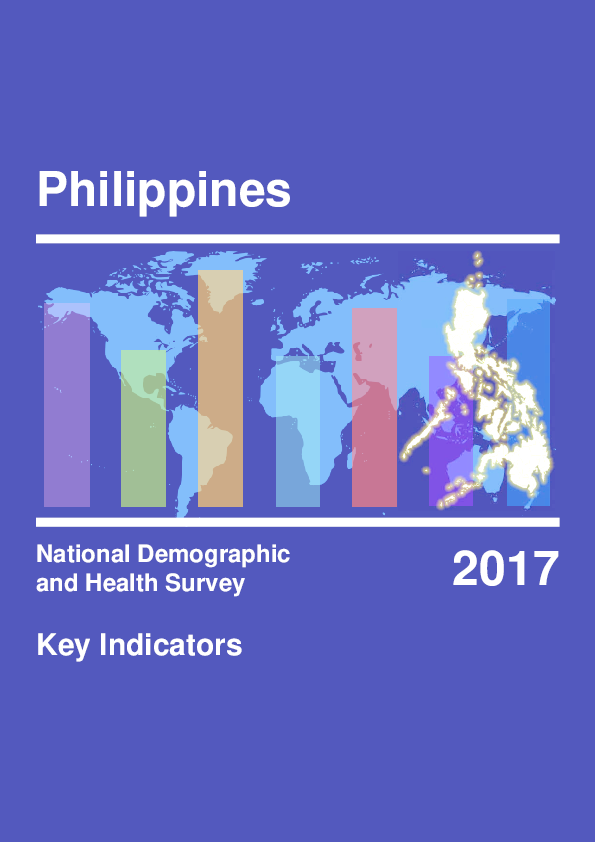 (PDF) Philippines National Demographic and Health Survey 2017 Key ...